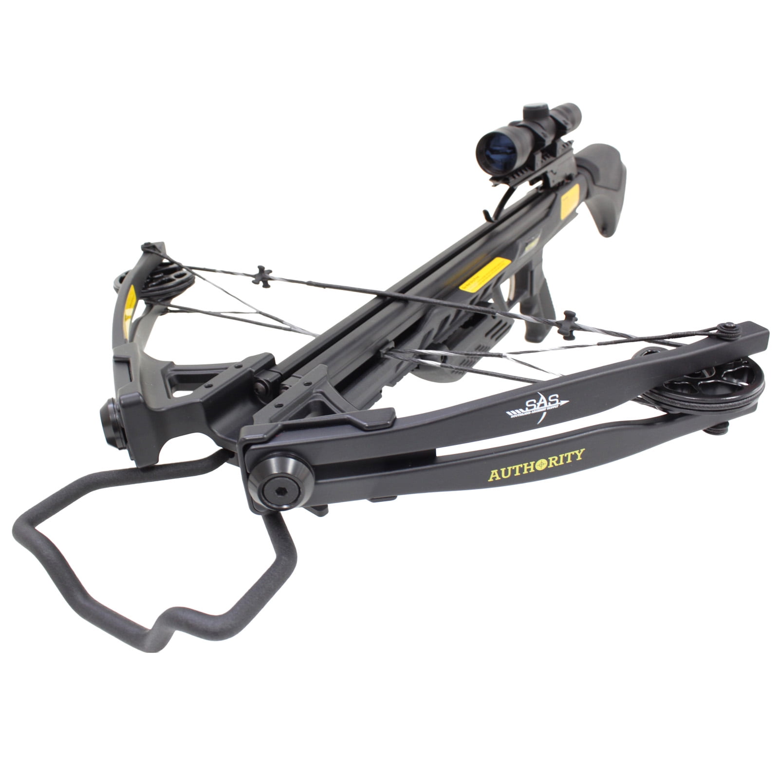 SAS Authoirity 175lbs Compound Crossbow Package - Black - Walmart.com