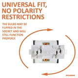 Sylvania Zevo 4114 White LED Bright Interior Exterior Mini Light Bulb ...