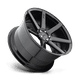 Niche 1PC Aluminum Rim M168 VERONA 20X9in Gloss Black Finish ...
