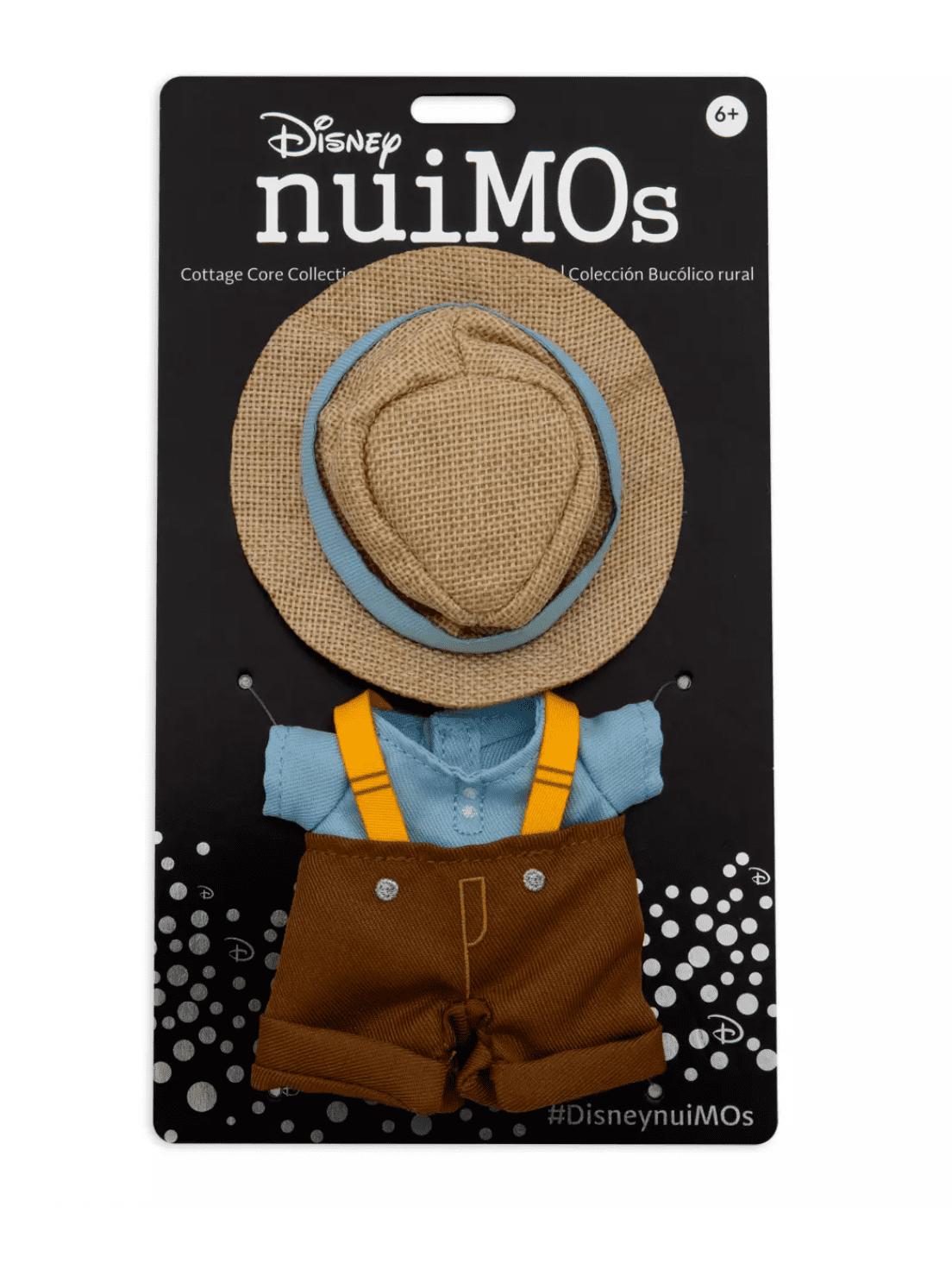 Disney NuiMOs Outfit Blue Shirt Brown Pants Suspenders Fedora Hat New ...