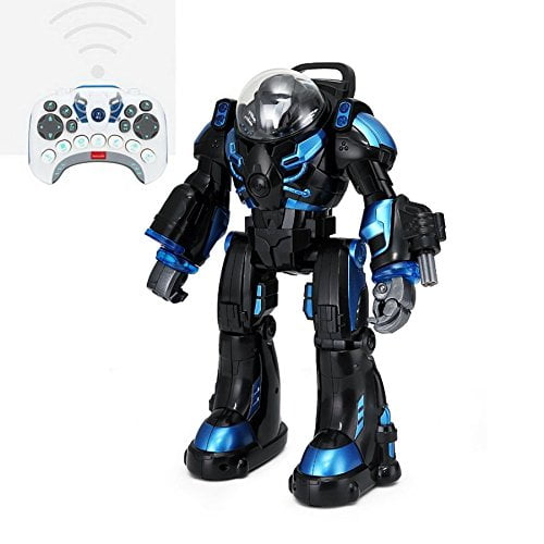 Spaceman RC Robot With Shoots Soft Rubber Missiles, Flashing Lights and ...