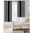 Black White Stripes Blackout Curtains for Bedroom Living Room, Lines ...
