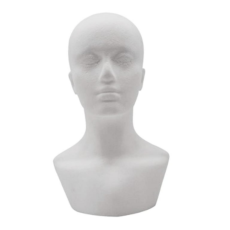 MN-062 Realistic Female Mannequin Head Form With Pierced, 51% OFF