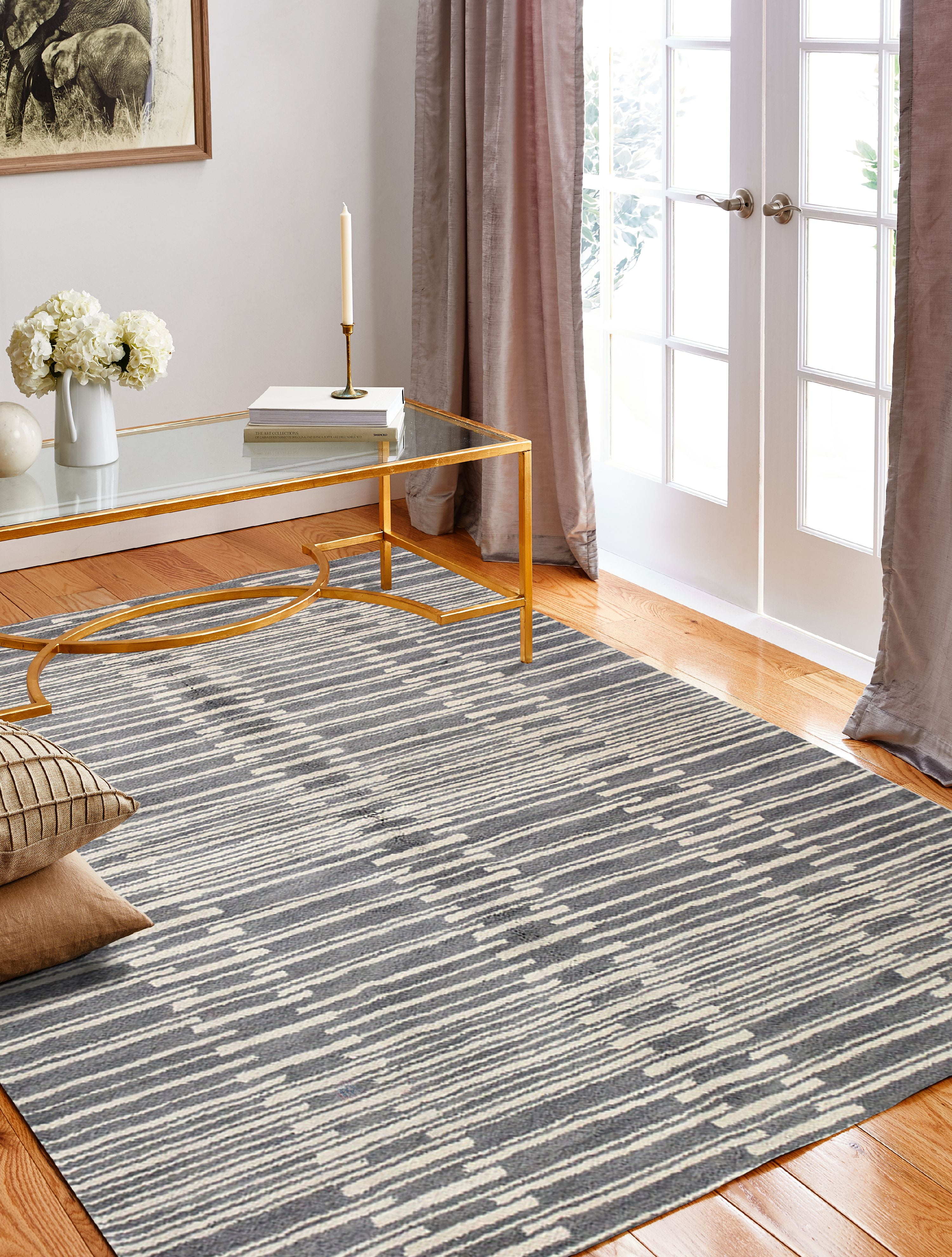 Bashian Princeton Contemporary Striped Area Rug - Walmart.com