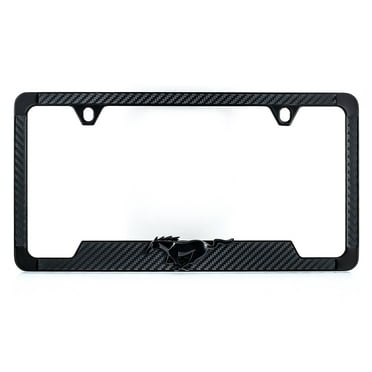 Powered By Trolls License Plate Tag Frame, Carbon Fiber Pattern ...