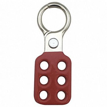 Master Lock Steel Lockout Hasp, Steel/Vinyl, 2 3/8", Red - Walmart.com