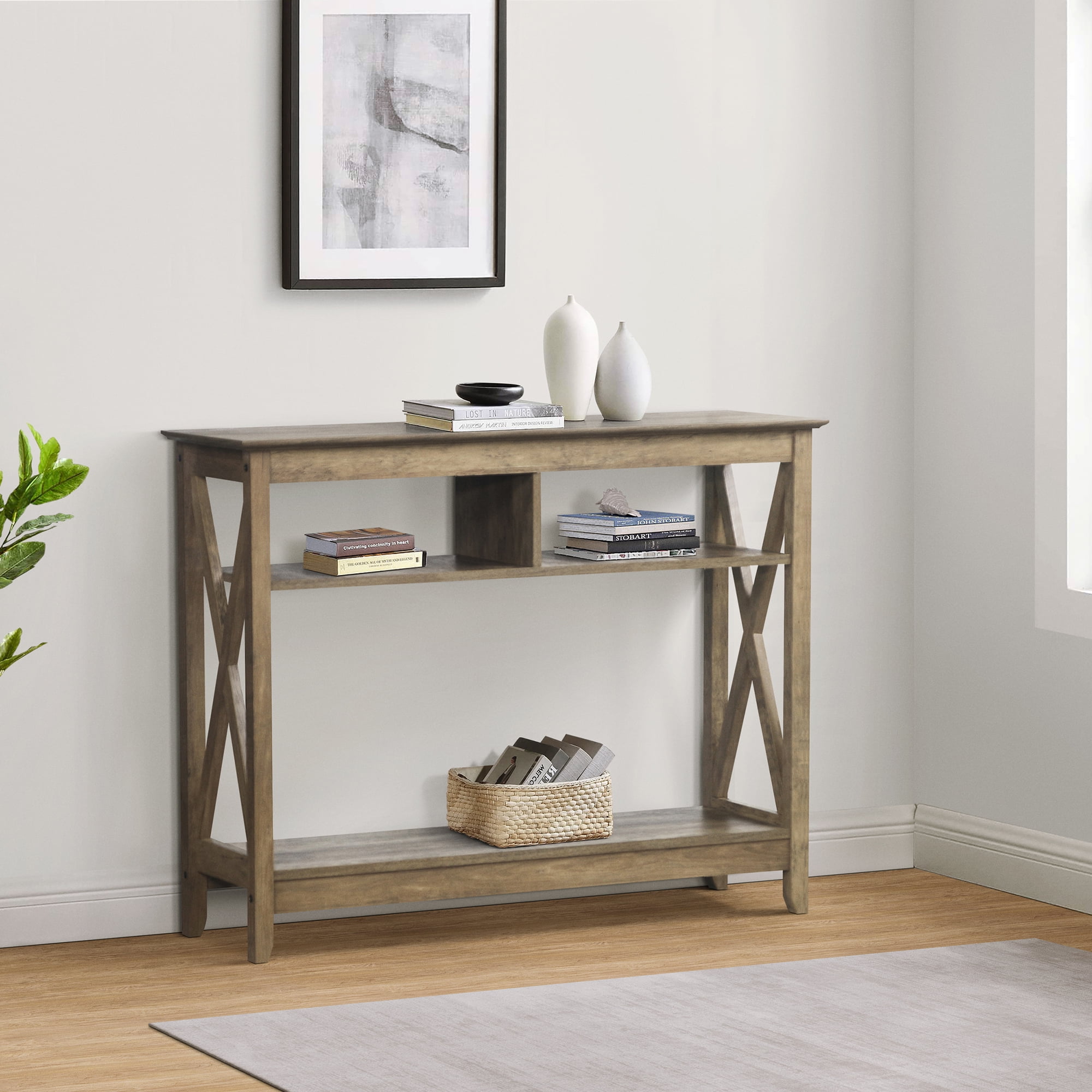 Saint Birch Lambert Modern Farmhouse Console Table - Walmart.com