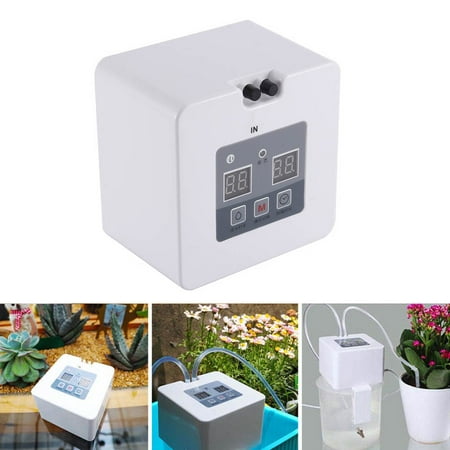 DIY Automatic Drip Irrigation Kit USB Battery Powered Indoor Pot Plants ...