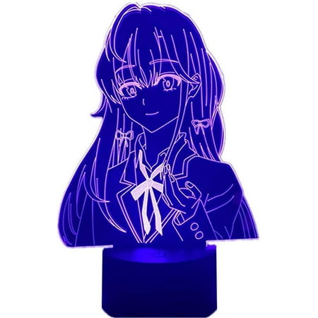 Usb Remote Touch Base 3d Anime Waifu Mai Sakurajima Led Night Light For ...