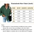 Fantaslook Women Corduroy Shirts Shacket Jacket Casual Long Sleeve Button Down Blouses Tops ...