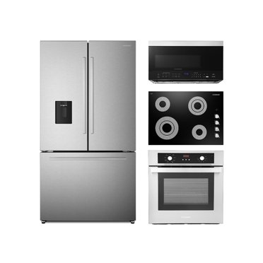 Cosmo 5 Piece Kitchen Appliance Package With 36" Electric Cooktop 30 ...
