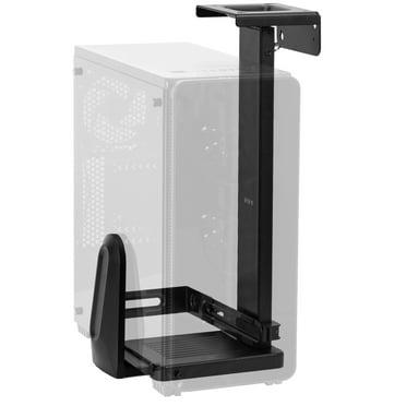 Monoprice Computer Case CPU Tower Holder, Adjustable Under Desk Mount ...