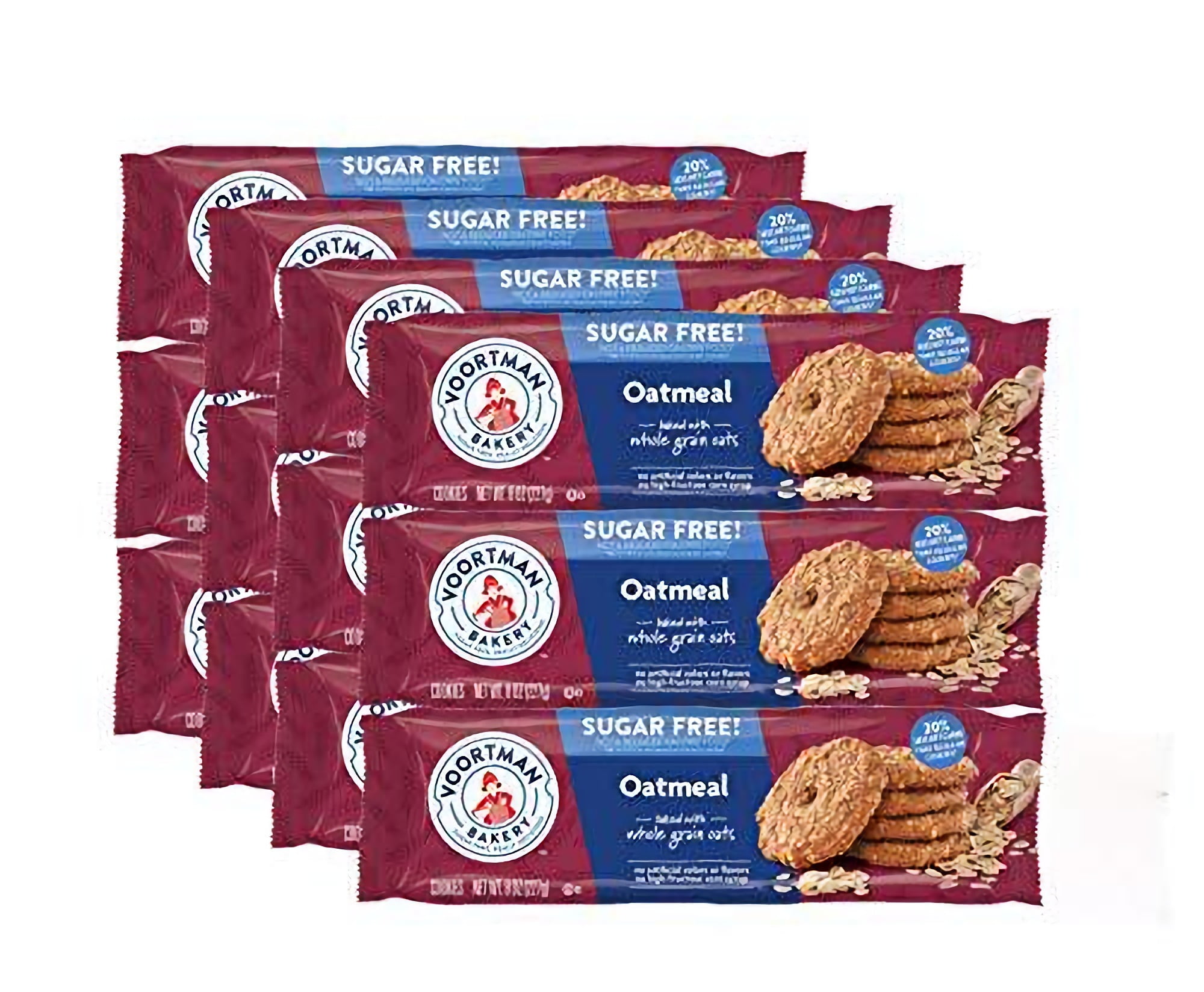 Voortman Bakery Sugar Free Oatmeal Cookies, Pack of 12 - Walmart.com
