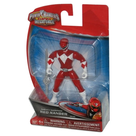 Power Rangers Super Megaforce Mighty Morphin Red Ranger (2014) Bandai 4 ...