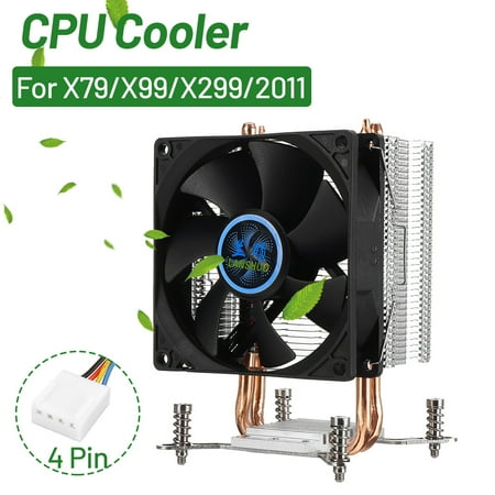 CPU Cooler,with Double Heatpipes,4Pin PWM Fan Cooling,FIN technology ...