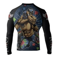 Raven Fightwear Men's Cthulhu MMA BJJ Rash Guard Black Small - Walmart.com