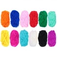 Walmart 12 Color Acrylic Yarn Rolls Set, DIY Wool Craft Making ...