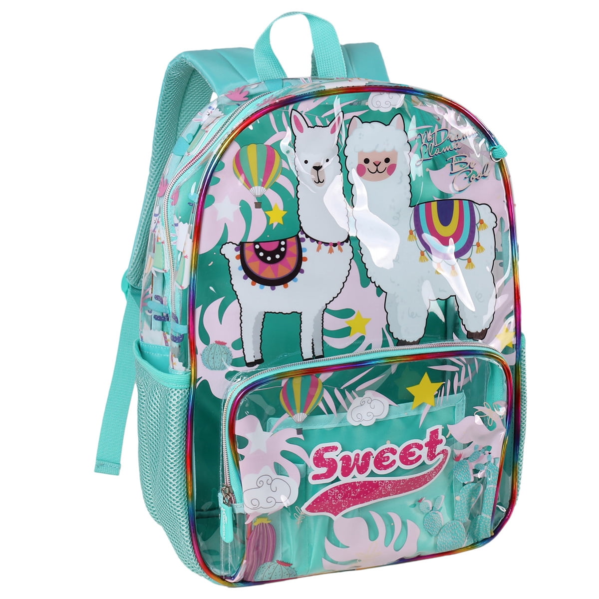 Backpack for Children Girls Boys Clear Transparent Backpack See Through ...