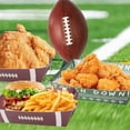 200 Pcs Football Party Favors 5 lb Football Paper Trays Large Football ...