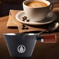 304 Stainless Steel Espresso Measuring Cup with Wooden Handle Dual ...