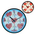 BZSMCE Voice Activated LED Night 12in Clock 12in Clock with Heart ...