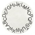 nuLOOM Kids Washable Round Alphabet Area Rug, 6', Ivory - Walmart.com