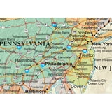 50" x 32" RMC Classic Edition United States Wall Map - Laminated ...