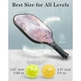 Tumaz USAPA Approved Pickleball Paddle Set - 2 Honeycomb Core Paddles, Floral, 4 Balls & Case ...