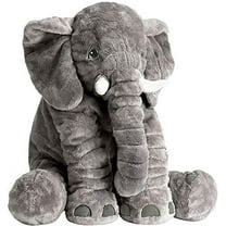MorisMos Large 20'' Kids Friendly Gray Elephant Stuffed Animal: Big ...