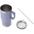 YETI Rambler Tumbler, Handle, Straw Lid, Vacuum Insulated Stainless Mug ...
