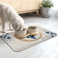 Butterfly Dish Drying Mats for Kitchen Counter, Watercolor Blue Grey ...