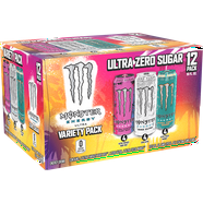 Monster Energy Ultra VP, Red, White, Blue, 16 fl oz, Raspberry & Berry ...