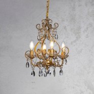 AF Lighting Sovereign 1-Light Mini Chandelier with Crystal Accents ...