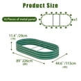 8x4x1ft Outdoor Metal Raised Garden Bed Planter Box for Vegetables ...