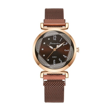 Women's Watch Fashion Women Leather Casual Watch Luxury Analog Quartz ...