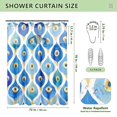 BZSMCE Watercolor Hand Drawn Nazar Pattern Pattern Bathroom Shower ...