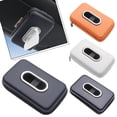 Agiufgs Car Tissue Box Holder Artificial, Armrest Mounted Tissue ...