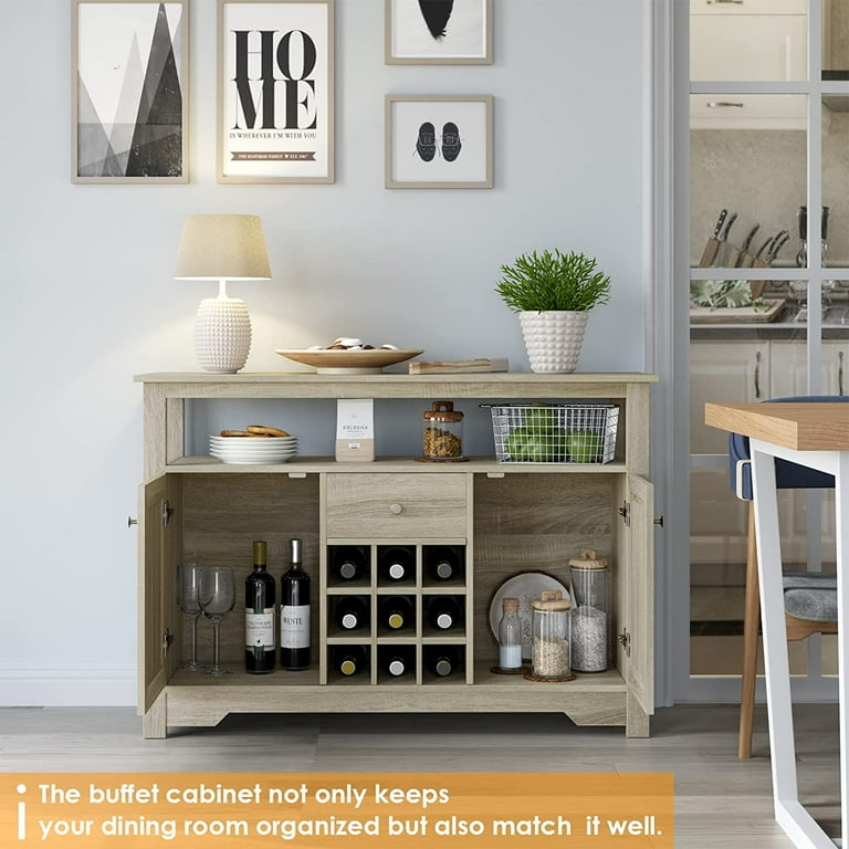Dining Room Buffet Table With Wine