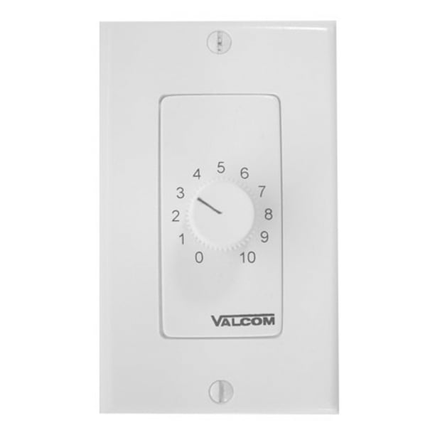 Valcom V-2992-W Speaker Volume Controls Wall Mount, White - Walmart.com ...