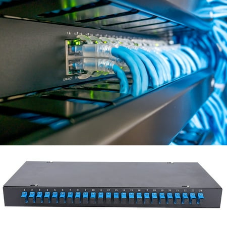 Fiber Optic Box, Black Patch Panel Box, For Protecting Optical Fiber ...