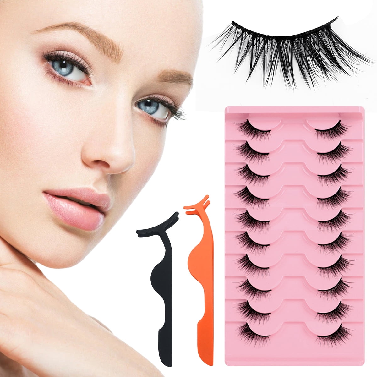 Click here for Dutchman Natural Looking Half Lashes  Soft Thin Cl... prices