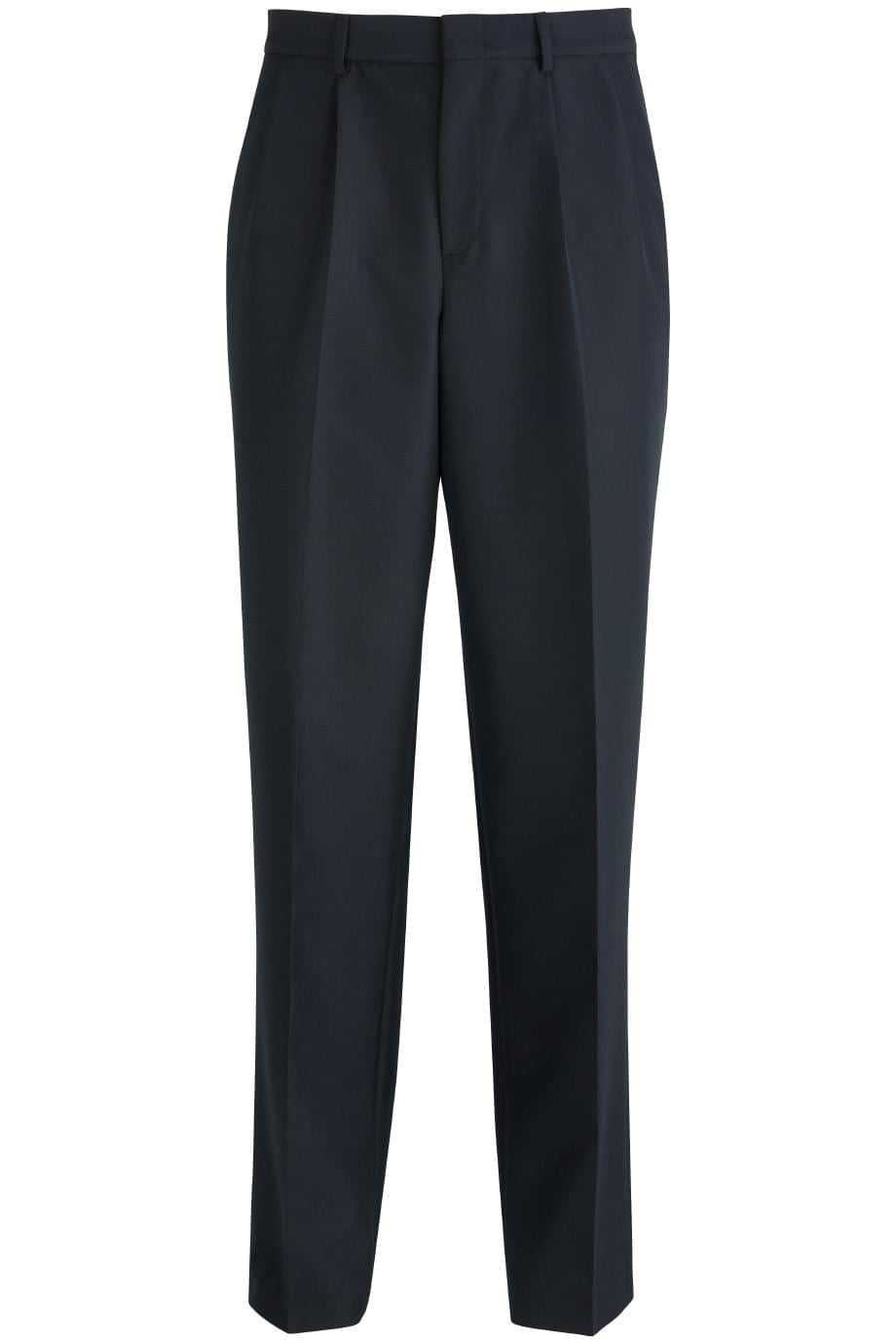 Edwards Mens Pleated Front Poly Wool Pant