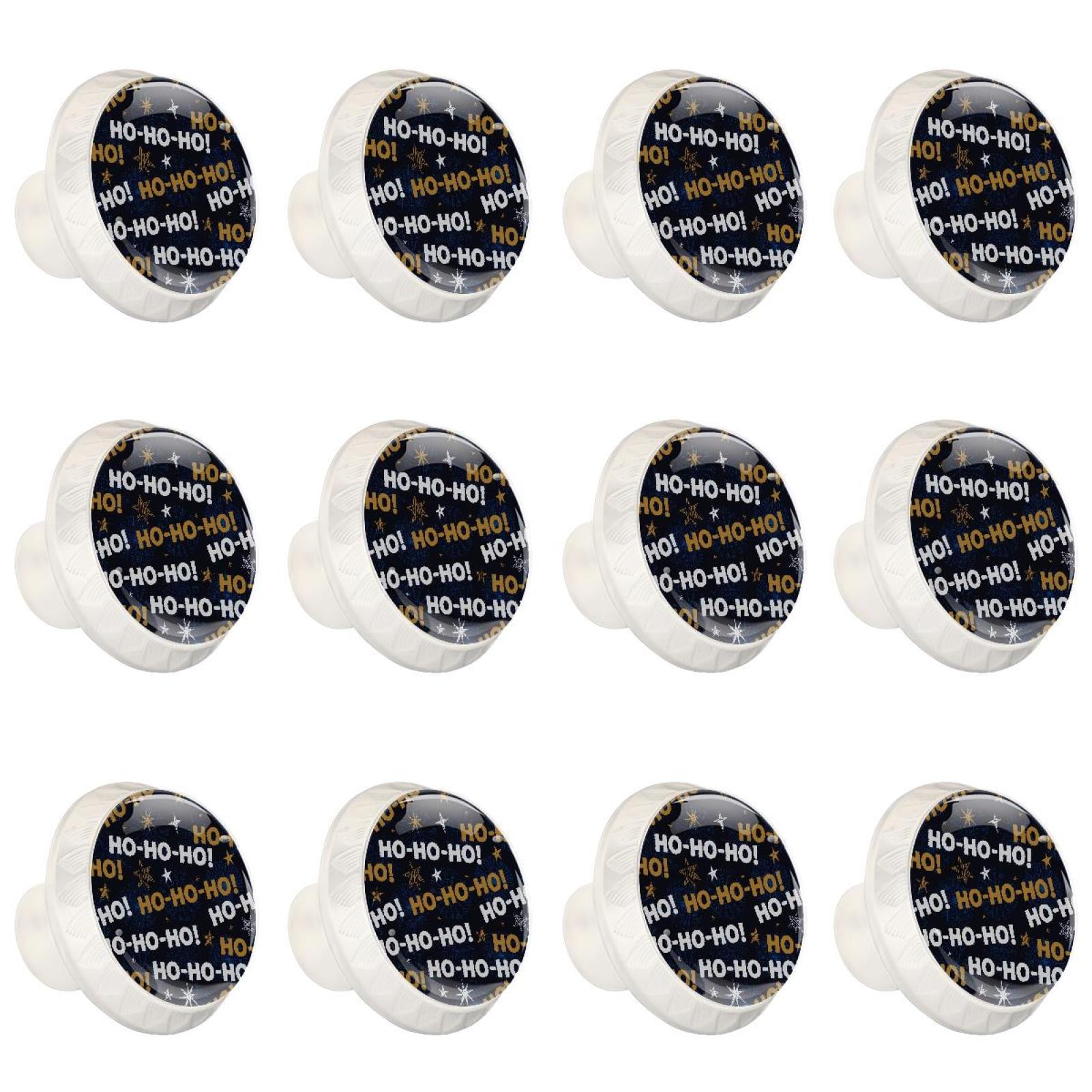12 Pcs HO-HO Pattern Knobs for Kitchen Cabinet Cupboard Dresser ...