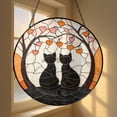 Cat Love Theme Acrylic Window Hanging – Decorative Heart Design ...