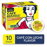 Free Shipping! Cafe Bustelo Coffee con Leche K-Cup Pods Sweet Creamy ...