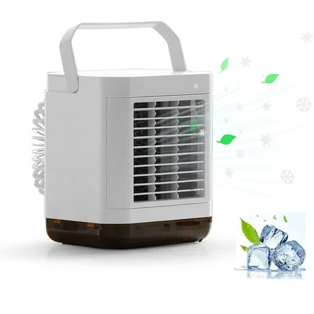 Portable Air Conditioner Fan, YYQ Rechargeable Personal Air Cooler ...