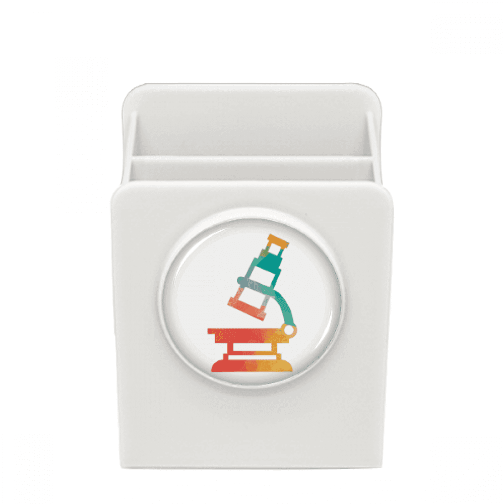 Cartoon Microscope Chestry Pattern Desk Pencil Holder Cup Pen Organizer ...