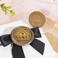 Gingerbread House Wax Seal Stamp 25mm Christmas Home Removable Sealing ...
