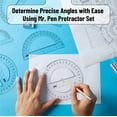 Mr. Pen- Protractor, 9 Pc Protractor Set, Protractor Ruler - Walmart.com