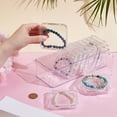 12Pcs Square Transparent Acrylic Stone Beaded Bracelet Storage Boxes ...